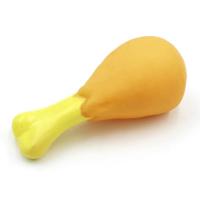 China Interactive Chicken Drumstick Squeak Toy - Safe and Fun Chew Toy for Puppies for sale