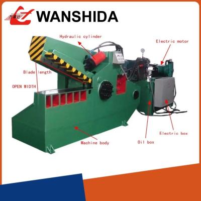 China Hydraulic Alligator Metal Shear 1000 Tons Baling Force 75kW Motor for Scrap Processing for sale