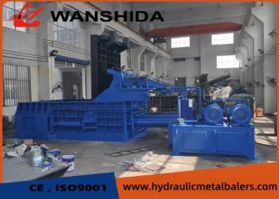 China 160 Ton Manual Turn Out Scrap Metal Baler - 350×350mm Bale Section, 1600 kN Force for Recycling for sale