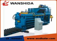 China Heavy-Duty Automatic Horizontal Baler with Auto Strapping for sale