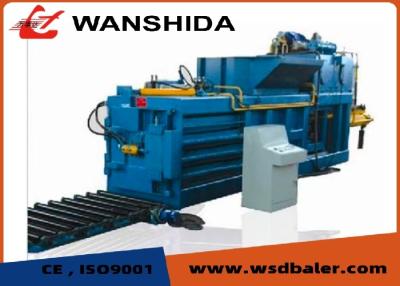 China 1300mm Horizontal Auto-Belting Baler 30KW Hydraulic Press for Cardboard Paper Recycling 150 Ton Force for sale