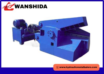 China Waanshida Alligator Metal Shear Q43-2000 1000mm Blade 22kW Hydraulic Scrap Cutter for sale
