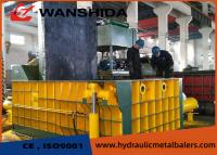 China 125 Ton Hydraulic Scrap Metal Baler 300x300mm Bale Push Out PLC Control for sale