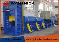 China 4000 kN Scrap Metal Baler Shear with 74 kW Motor for Steel Recycling - 460x(300-460) mm Bales for sale