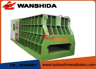 China Containerized Scrap Metal Shear with Automatic Feeding - 84kW Hydraulic Shearing Machine for Steel Processing for sale