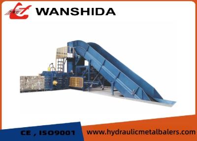 China Automatic Horizontal Auto-Belting Baler 80-200 Ton Press Force 3-12 TPH Capacity for Cardboard and Plastic Recycling for sale