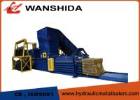 China Heavy-Duty Automatic Horizontal Baler with Auto Strapping for sale