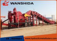 China PSX-750 Heavy Duty Scrap Metal Shredder Line - 750 kW Motor, 2200 mm Feed, 25 TPH Capacity for sale