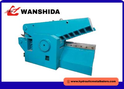 China Wanshida Q43-3150 Hydraulic Alligator Shear 1000mm Blade 450mm Opening 2x22kW for Steel Scrap Cutting for sale