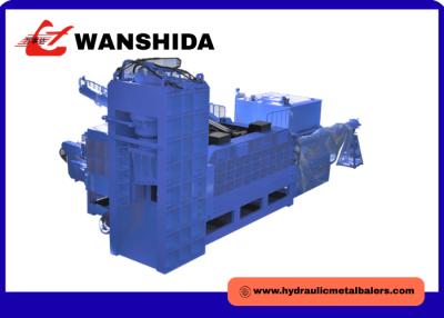 China Wanshida Y83Q-12500L Hydraulic Scrap Metal Shear Baler - 12500KN Force, 25-32 TPH Capacity for sale
