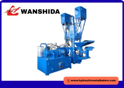 China Hydraulic Metal Briquette Press Machine 1600kg/H 196MPA for Copper Aluminum Steel Scrap Baling for sale