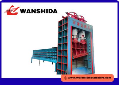 China WANSHIDA Q43L-6300 Hydraulic Gantry Shear 8000mm Scrap Metal Cutter 10-15 t/h for sale