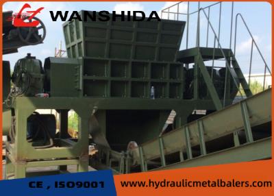 China Wanshida PSX Series Scrap Metal Shredder Line - 15-80 t/h Capacity, 750-2000 HP Motors for Automotive Recycling for sale
