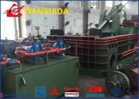 China Wanshida Y83-160 1250kN Hydraulic Metal Baler for Steel Turnings 400x400mm Bales for sale