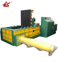 China Receiving Facility 160Ton Manual Turn Out Scrap Metal Baler For For Yard Storage And Transport for sale
