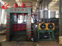 China 630Ton Hydraulic Gantry Shear with 7000 mm Feeding Box for Heavy Scrap Metal Recycling for sale