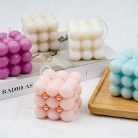 China Natural Soy Wax Velas Aromatics Cube Bubble Candle Scented Candles Artistic Candle for sale