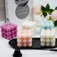 China Natural Soy Wax Velas Aromatics Cube Bubble Candle Scented Candles Artistic Candle for sale