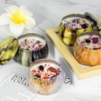 China Natural Home Fragrance Soy Jar Candles Multi Colors Tin Scented Candle 4.4oz Candle Set for sale