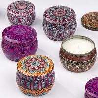 China Gift Box Set 1kg / 1set Hand Made Soy Candles For Home Decoration for sale