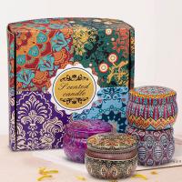 China Gift Box Set 1kg / 1set Hand Made Soy Candles For Home Decoration for sale