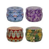 China Wedding Parties Lavender Sage Fragrance Soy Candle Set Tin Scented Candle for sale