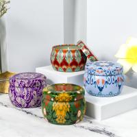 China Wedding Parties Lavender Sage Fragrance Soy Candle Set Tin Scented Candle for sale