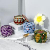 China Wedding Parties Lavender Sage Fragrance Soy Candle Set Tin Scented Candle for sale