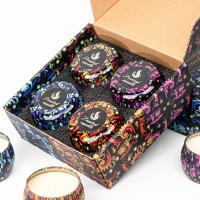 China Home Decoration Aromatic Candle Tin Scented Candle Private Label Scented Candles for sale