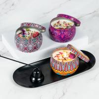 China Handmade Ornament Aromatherapy Candle With Dried Flower Decoration for sale