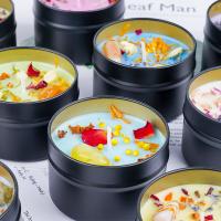 China Customized Tin Scented Candle Fragrance Spiritual Healing Gift Energy Soy Candle Gift Set for sale