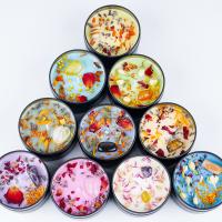 China Customized Tin Scented Candle Fragrance Spiritual Healing Gift Energy Soy Candle Gift Set for sale