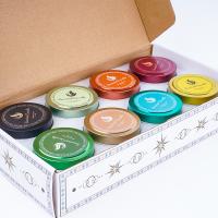China Aroma Candle Soy Handmade Candles Scented Candle Colorful Tin Jars Gift Set for sale