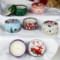 China Aromatherapy Soy Wax Candles Tin Scented Candle With Custom Scented Nature Scents Aroma for sale