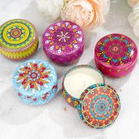 China 8 Pack Yoga Aroma Candle Set Tin Scented Candle  Spirit Healing for sale