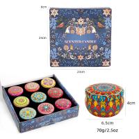 China 9 Pack Gift Set Burning Time About 12H Portable Nature Soy Wax for sale