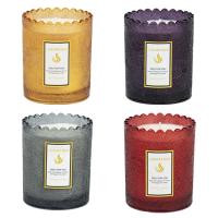 China Home Garden Wedding Parties Birthday Glass Jar Scented Candle Soy Candle Gift Set for sale