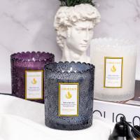 China Home Garden Wedding Parties Birthday Glass Jar Scented Candle Soy Candle Gift Set for sale