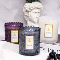 China Home Garden Wedding Parties Birthday Glass Jar Scented Candle Soy Candle Gift Set for sale