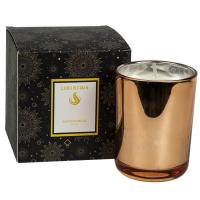 China Customized Glass Jar Scented Candle Electroplated Color Luxury Home Candles for sale