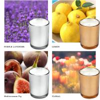 China Customized Glass Jar Scented Candle Electroplated Color Luxury Home Candles for sale