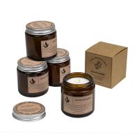 China Home Decoration Aromatherapy Scented Soy Candles In Customized Jars With Lids for sale