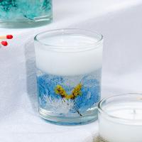 China Handmade Dried Flower Scented Candle For Healing And Relaxation for sale