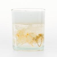 China Handmade Dried Flower Scented Candle For Healing And Relaxation for sale