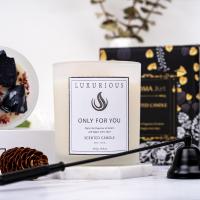 China Private Label Glass Jar Scented Candle Soy Candle Wax Handmade Aromatic Woodwick Candle for sale