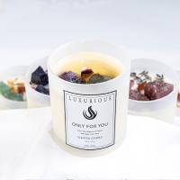 China Private Label Glass Jar Scented Candle Soy Candle Wax Handmade Aromatic Woodwick Candle for sale