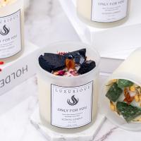 China Private Label Glass Jar Scented Candle Soy Candle Wax Handmade Aromatic Woodwick Candle for sale