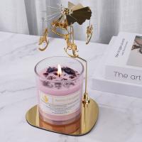 China 4 Color Christmas Scented Candles In Glass Jars With Private Label for sale
