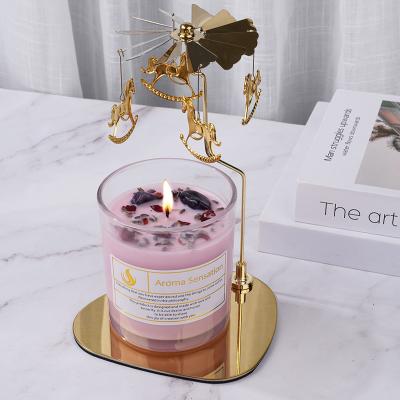 China 4 Color Christmas Scented Candles In Glass Jars With Private Label for sale