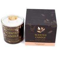 China Glass Jar Fragrance Scented Candle Wax With Natural Soy Wax And Crystal for sale